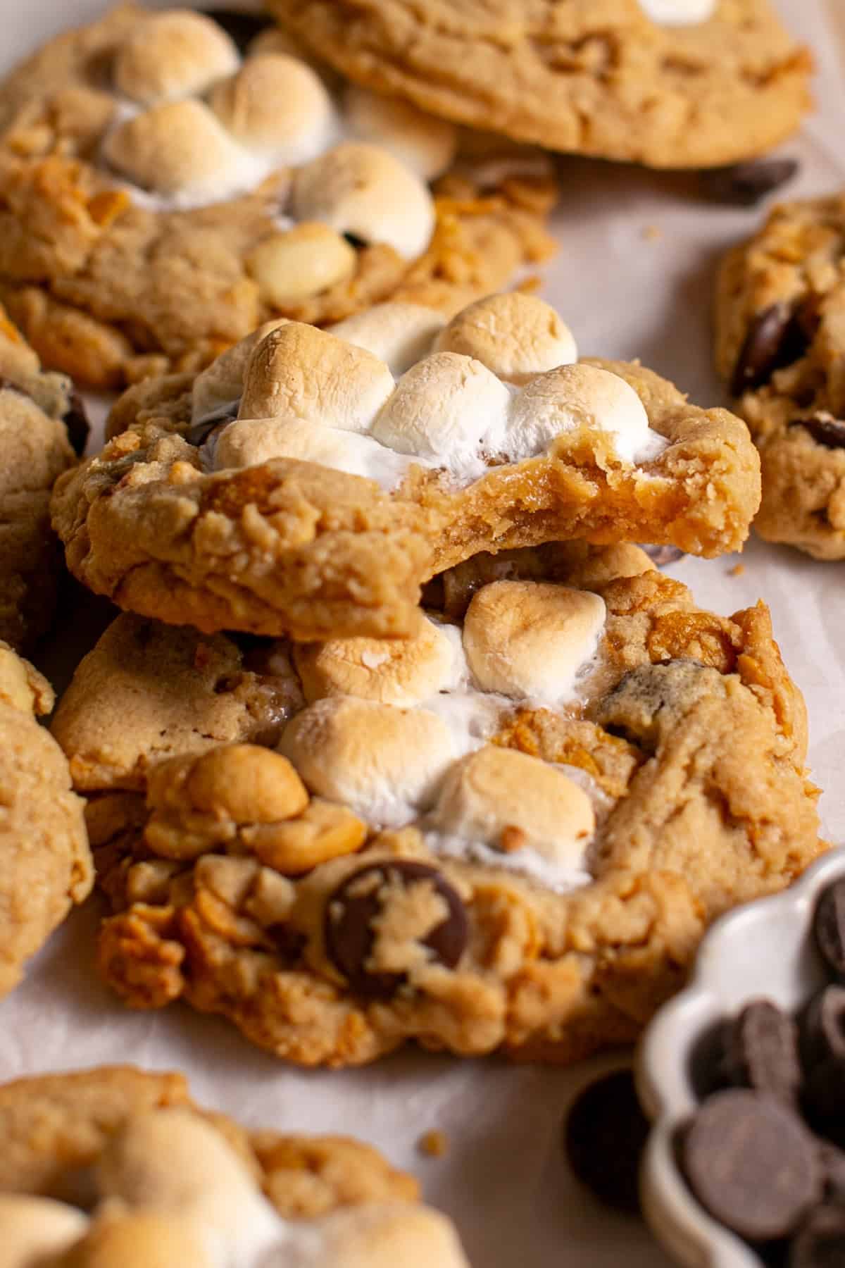 Peanut Butter Crunch Cookies - The Little Holly That Could