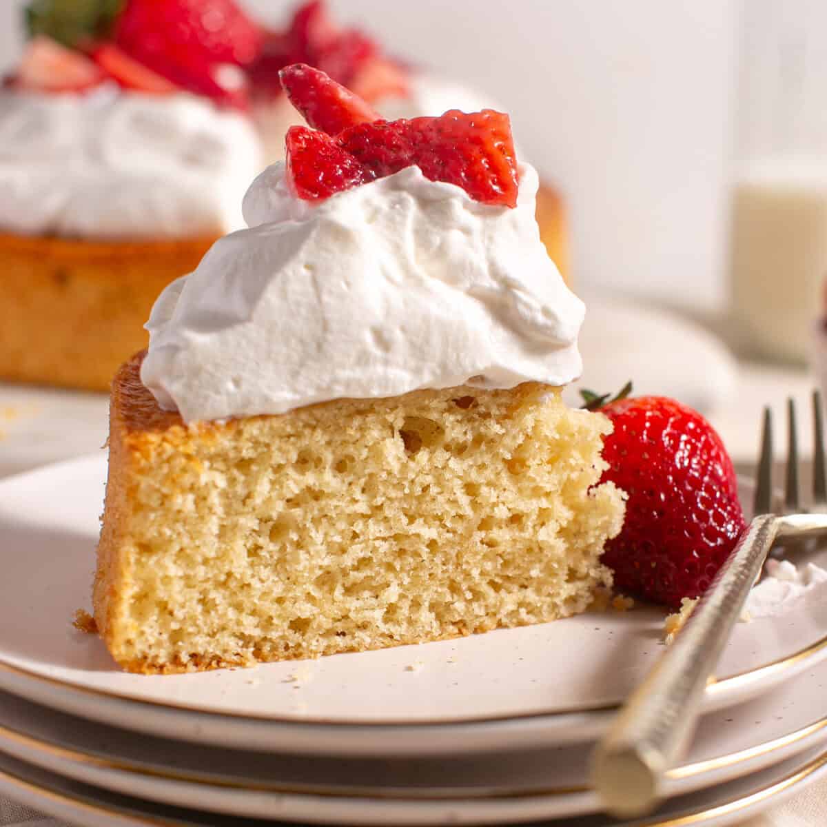 Small Batch Vanilla Cake - The Little Holly That Could