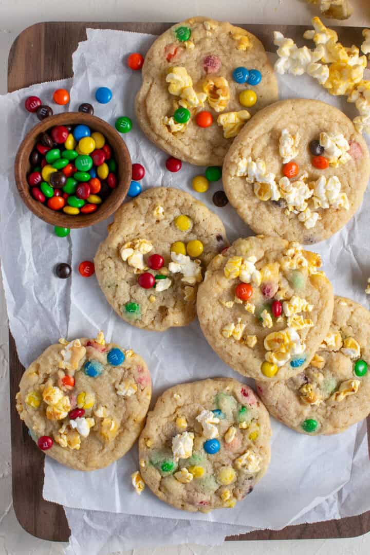 Movie Theater Popcorn Cookies - The Little Holly That Could