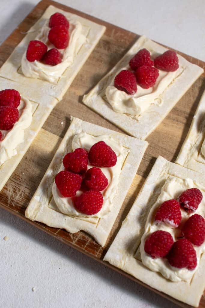 Easy Raspberry Cream Cheese Danish (with Puff Pastry) - The Little ...