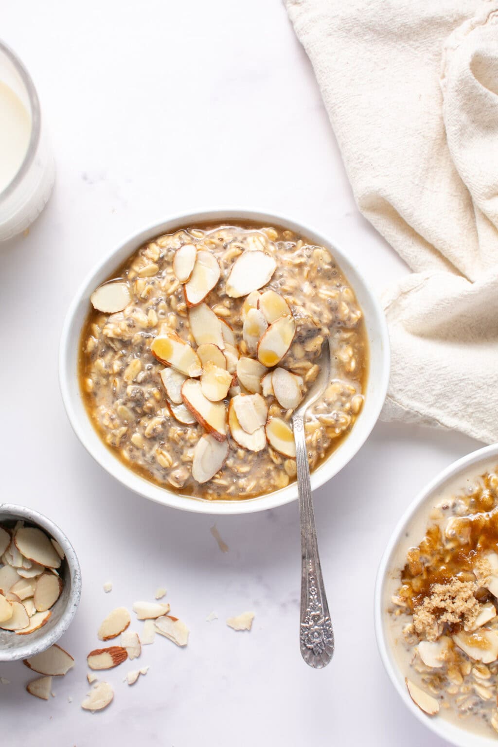 Maple Brown Sugar Protein Overnight Oats Recipe - The Little Holly That ...