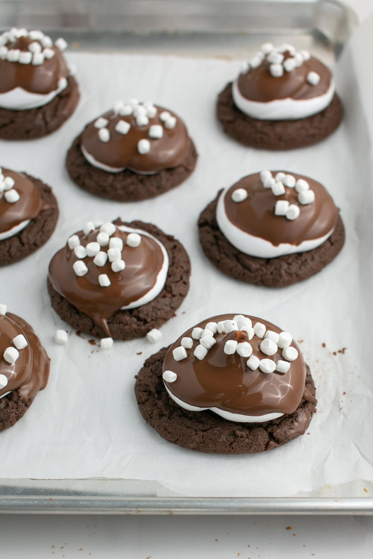 Best Hot Chocolate Marshmallow Cookie Recipe - The Little Holly That Could