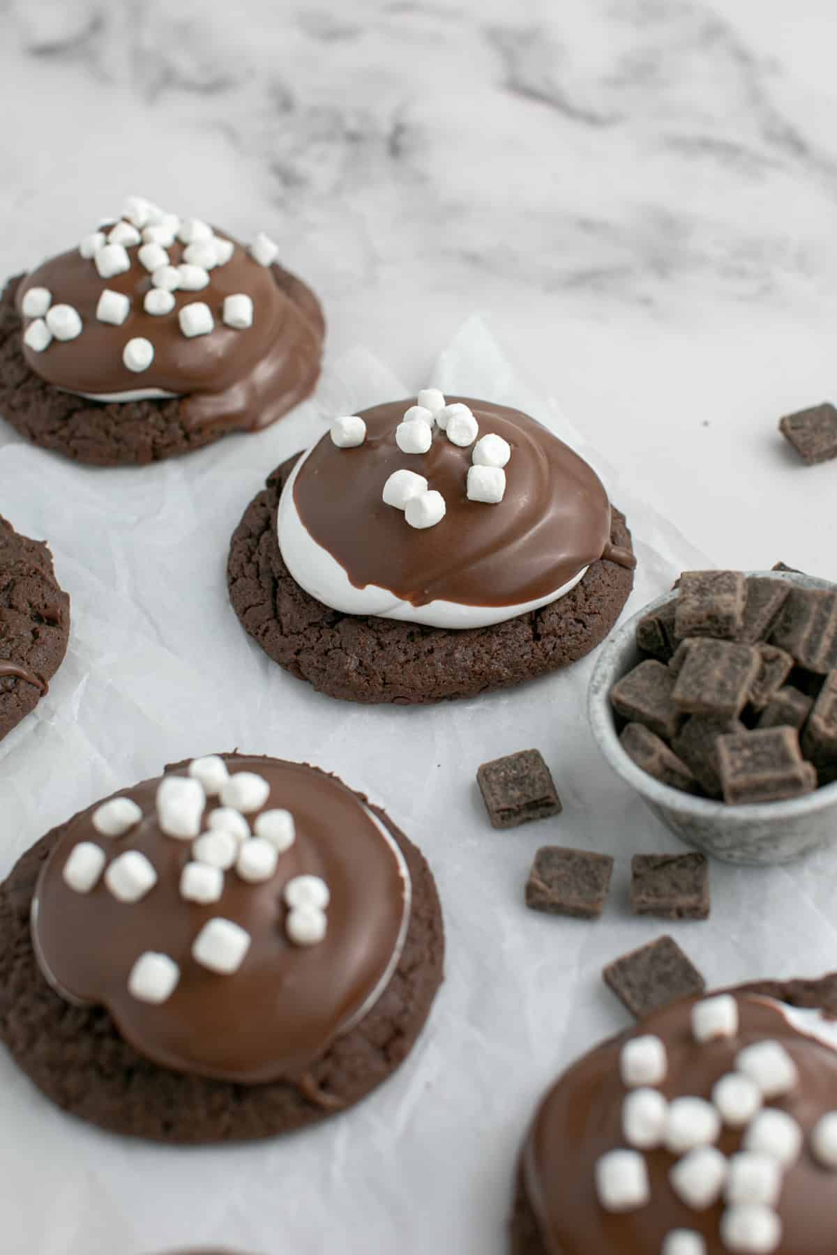 Best Hot Chocolate Marshmallow Cookie Recipe - The Little Holly That Could